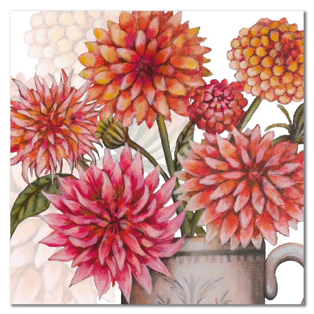 Dahlias card by Caroline Cleave – Atishoo Gallery