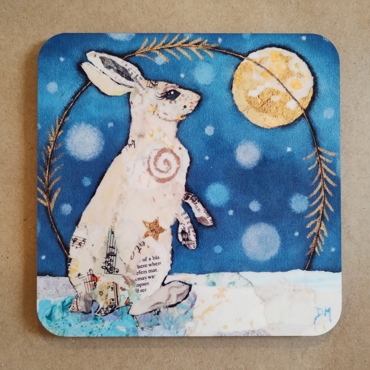 Luna Hare Coaster – Atishoo Gallery