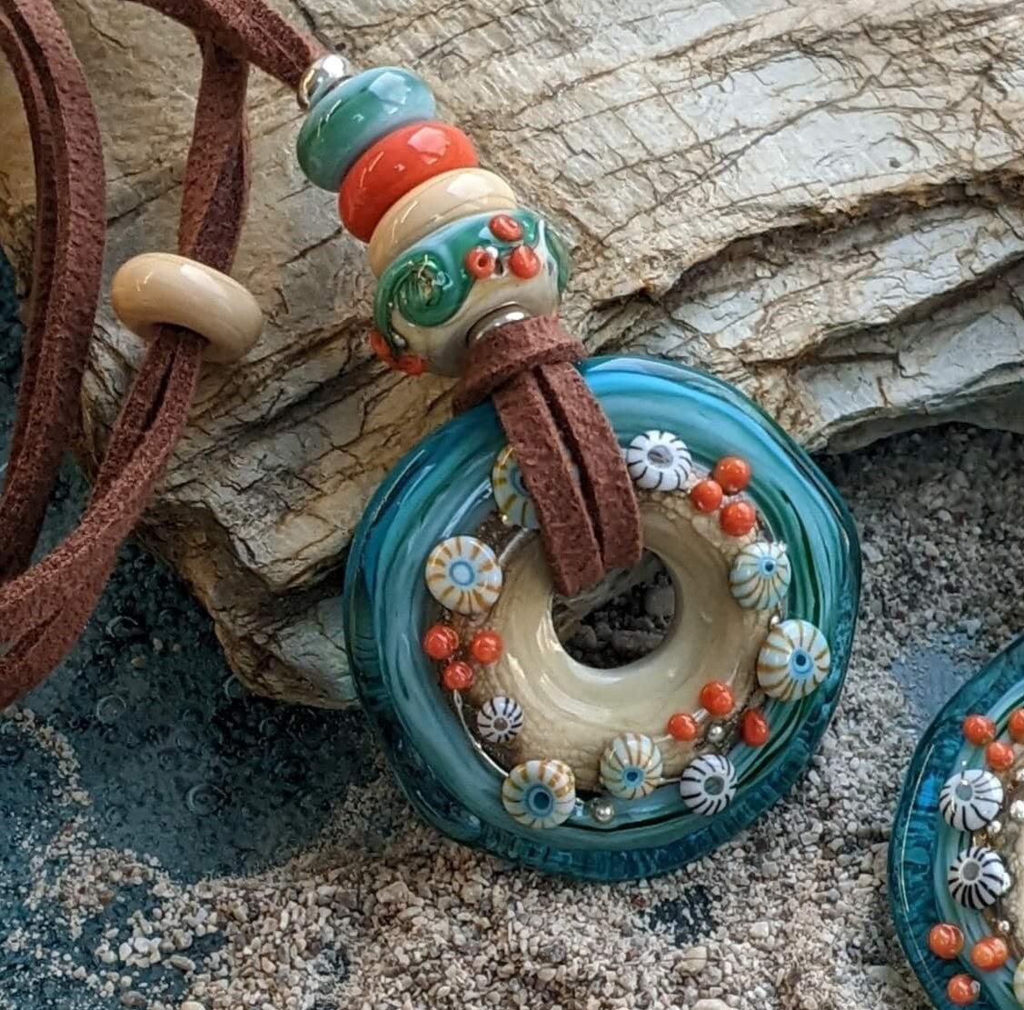 Sand & Sea Disc necklace – Atishoo Gallery