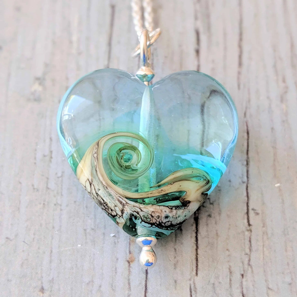 Turning Tides Heart pendant – Atishoo Gallery