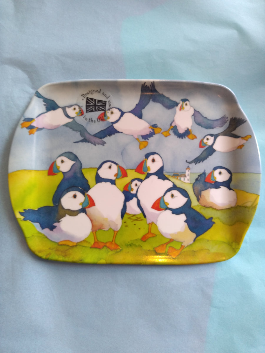 Playful Puffins Scatter Dish – Atishoo Gallery
