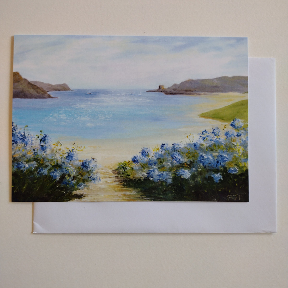 Summer On Tresco card by Barbara Powell – Atishoo Gallery