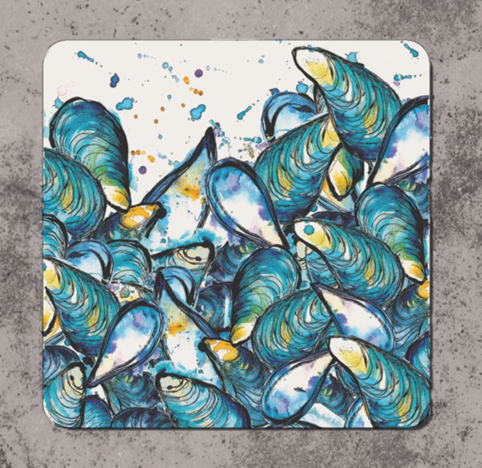 Mussels coaster – Atishoo Gallery