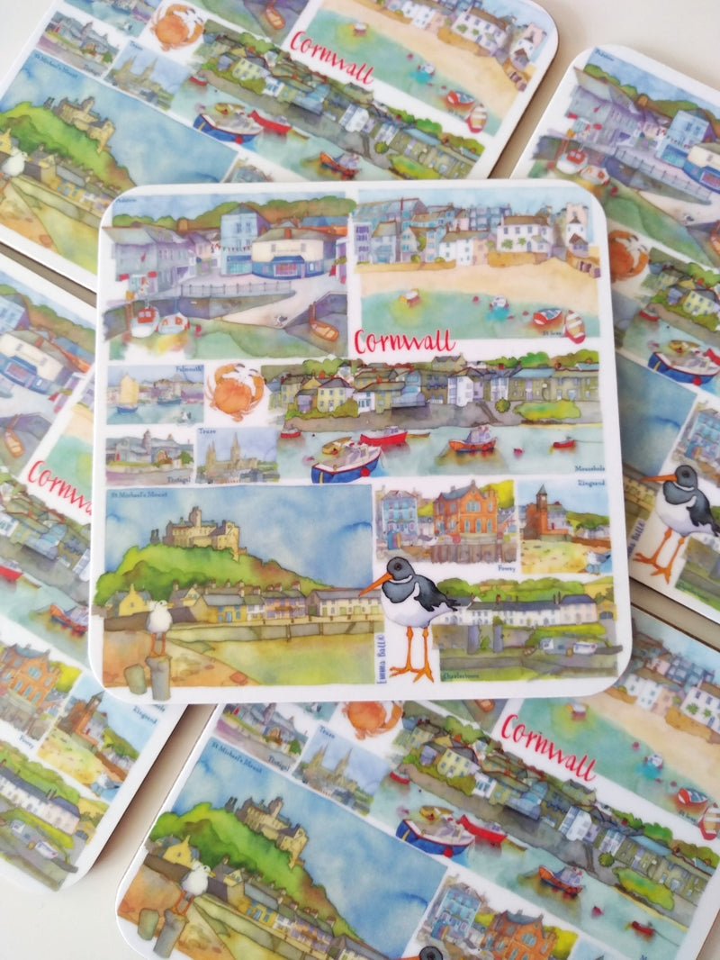 Emma Ball Cornwall Coasters – Atishoo Gallery