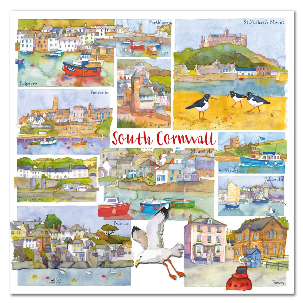 South Cornwall card by Emma Ball – Atishoo Gallery
